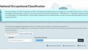 TEER noc codes 2021,Steps To Find the right code in 2024